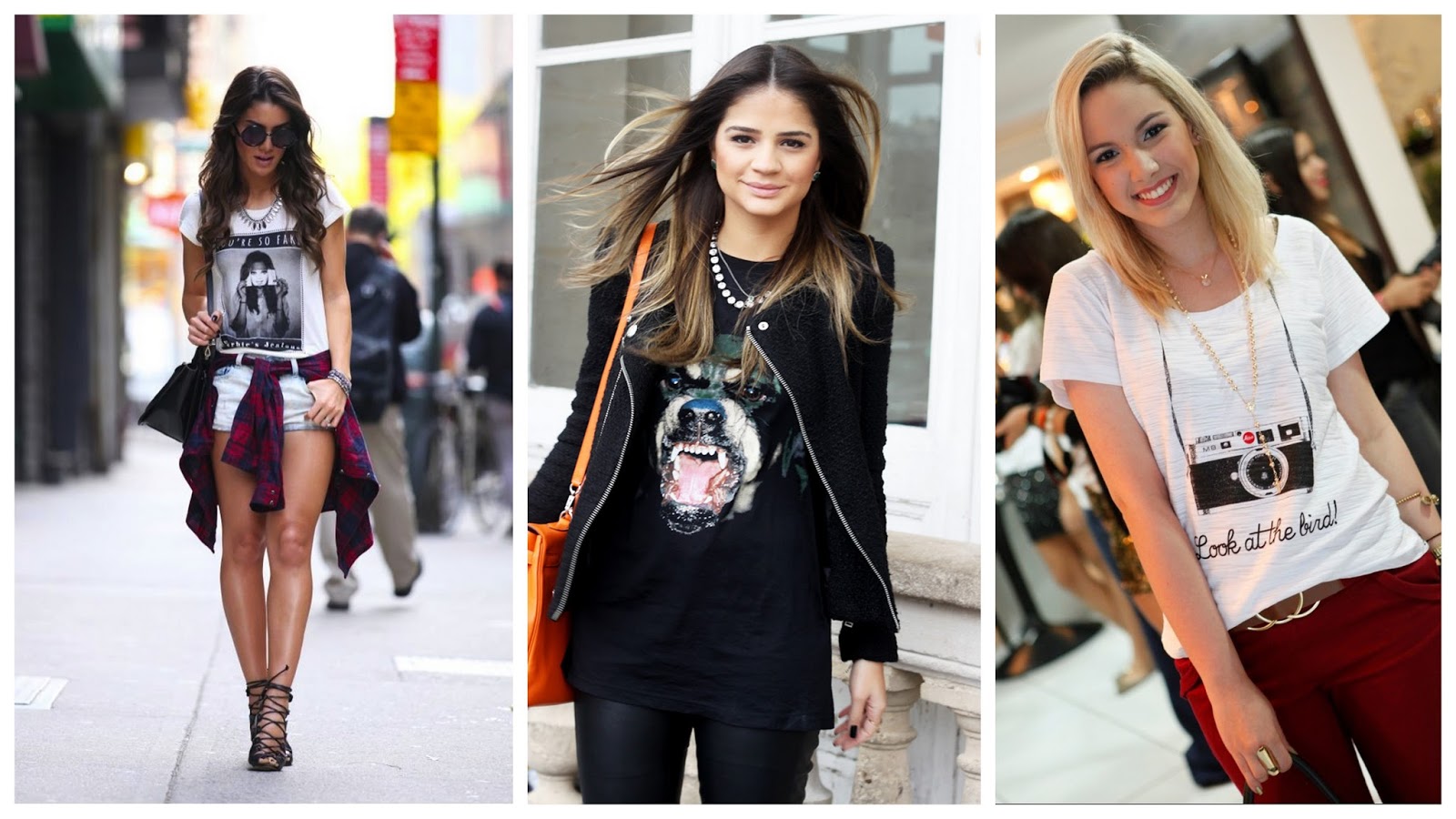 Gisele Rocetti : MODA - 30 Looks com T-Shirt