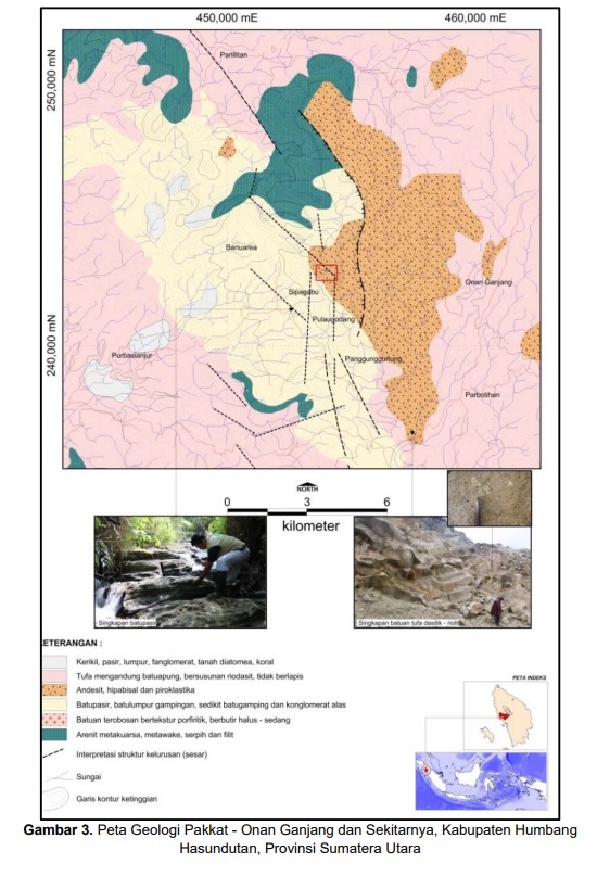 Peta Potensi Tambang Emas Dolok Pinapan, Banuarea, Pakkat - Pinapan News