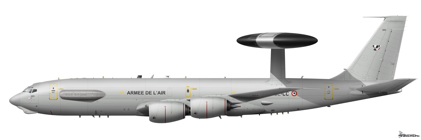 Boeing E-3 A / D / F Sentry