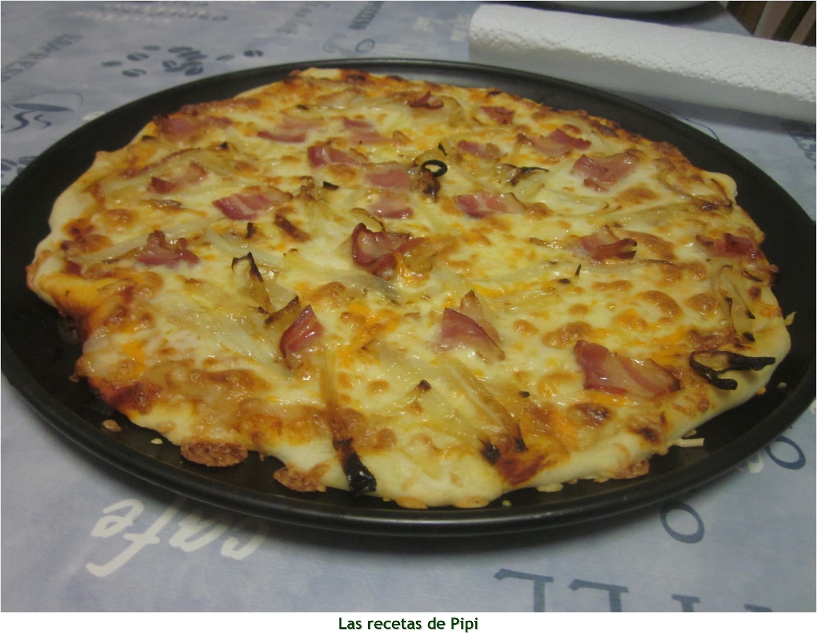 LAS RECETAS DE PIPI: PIZZA CARBONARA