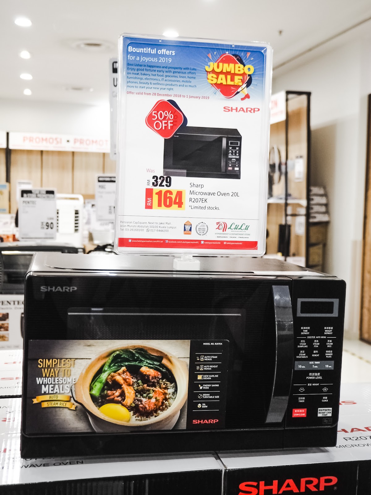 Don't miss out the 5 days Jumbo Sale at Lulu Hypermarket - Jia Shin Lee