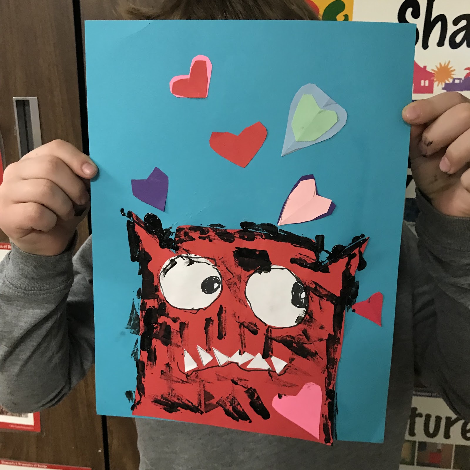 Elements of the Art Room: 1st grade Love Monsters