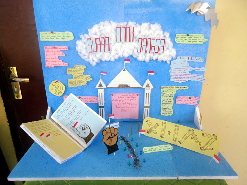 Mading Unik SMAN 1 MODEL MARIORIWAWO