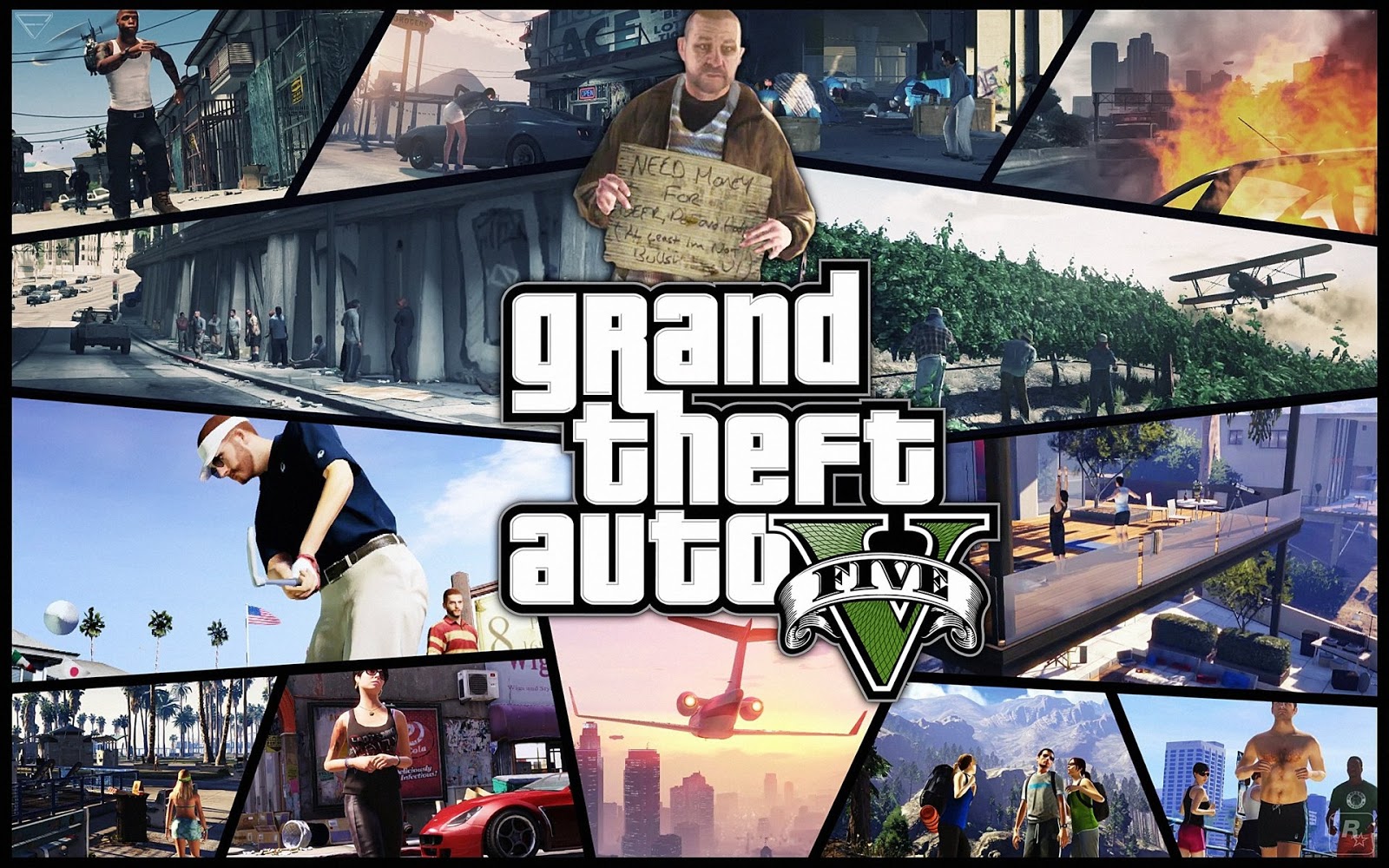 Download Wallpaper GTA V PS4 HD Keren, Terbaru Dan Gratis - Game Solution