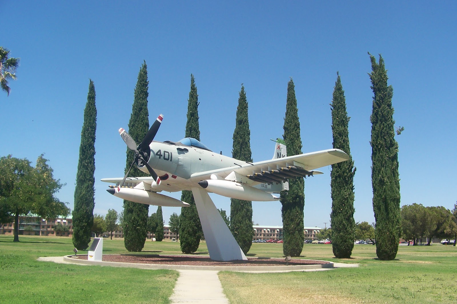 Old Retired Petty Officer: The Planes on Poles at NAS Lemoore