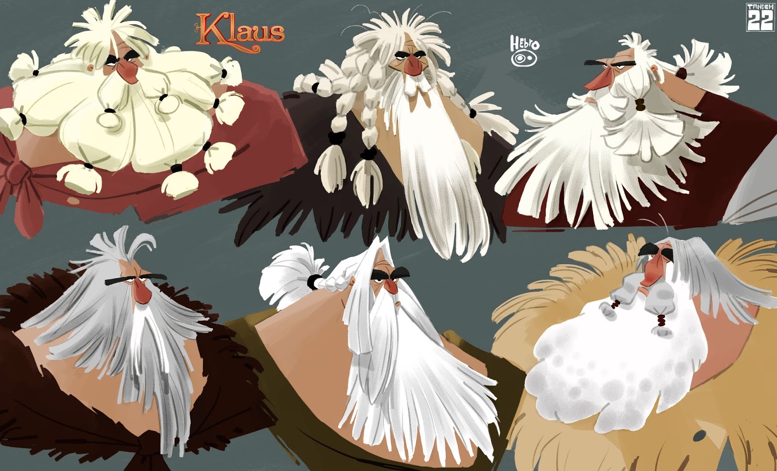 Living Lines Library: Klaus (2019) - Character Design