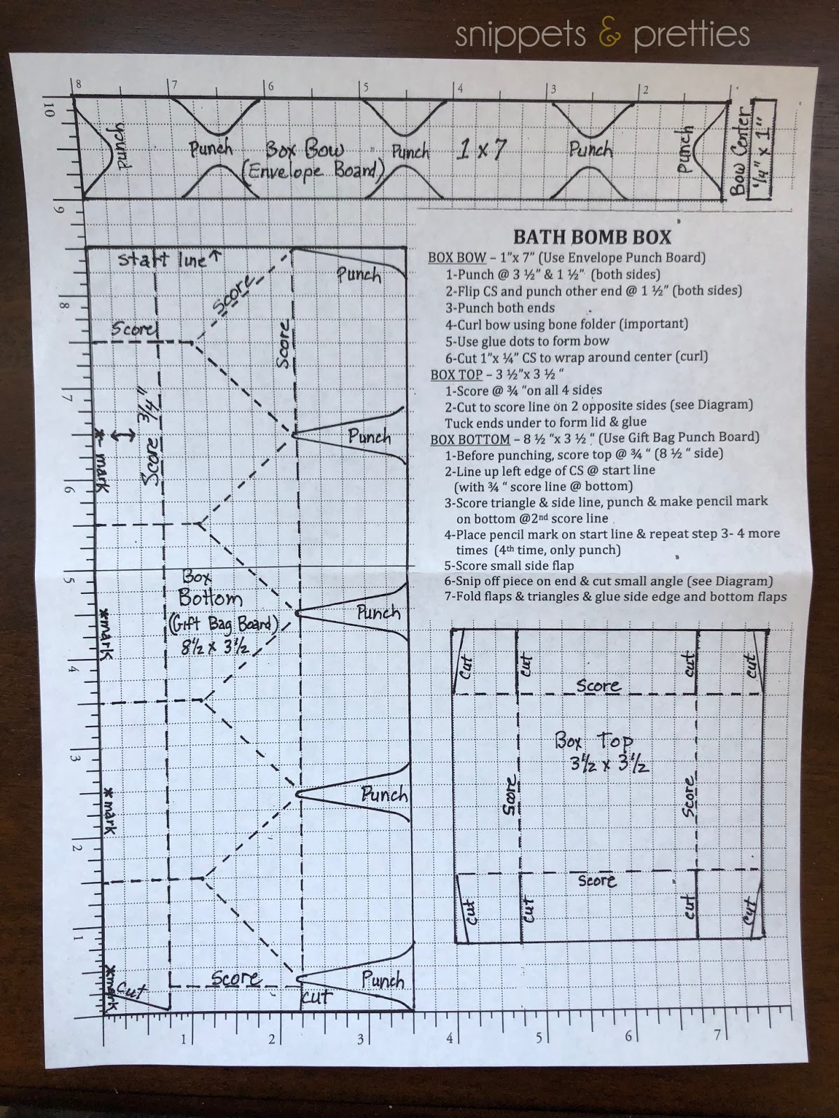Snippets and Pretties: Bath Bomb Box