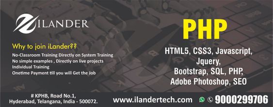 web designing Training In Hyderabad