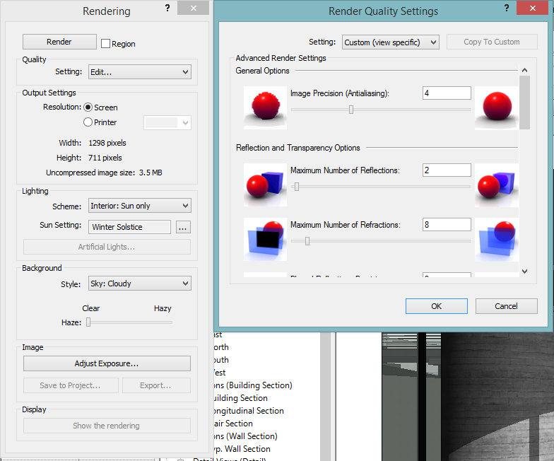 Revit Recess: Revit Render Quality & Time Analysis