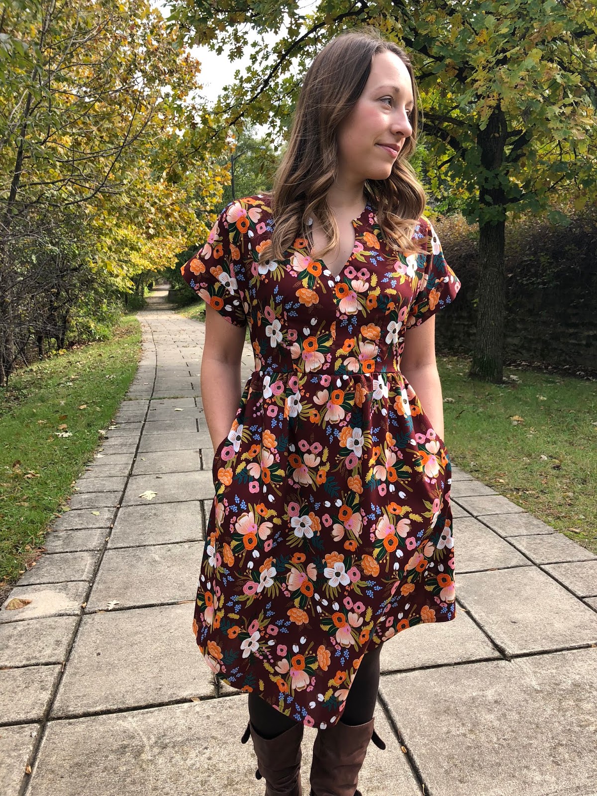 Autumn Rifle Paper Co. Fringe Dress | Sew Help Me