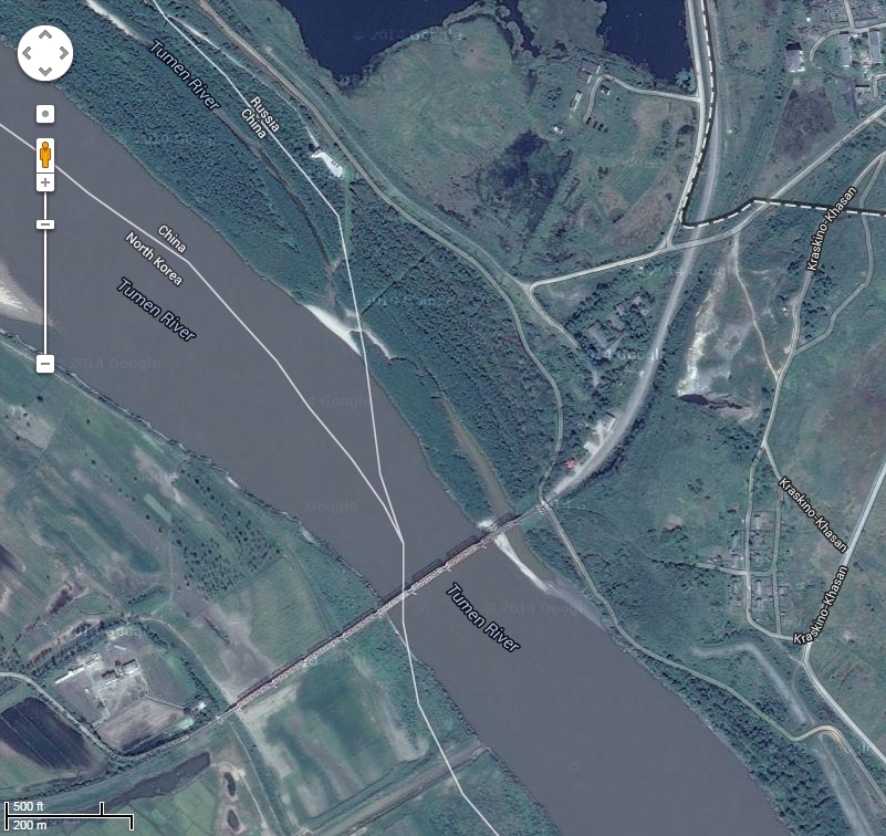 Tumen River Map