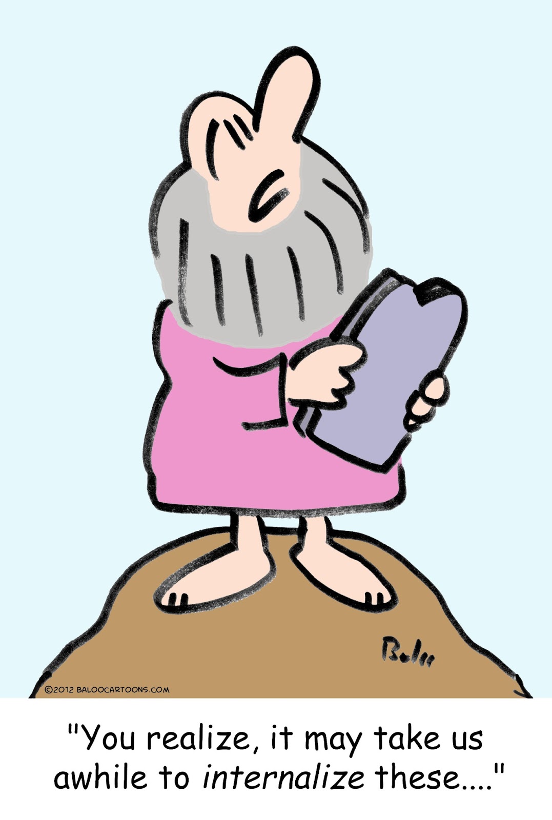 BALOO'S CARTOON BLOG: Ten Commandments cartoon