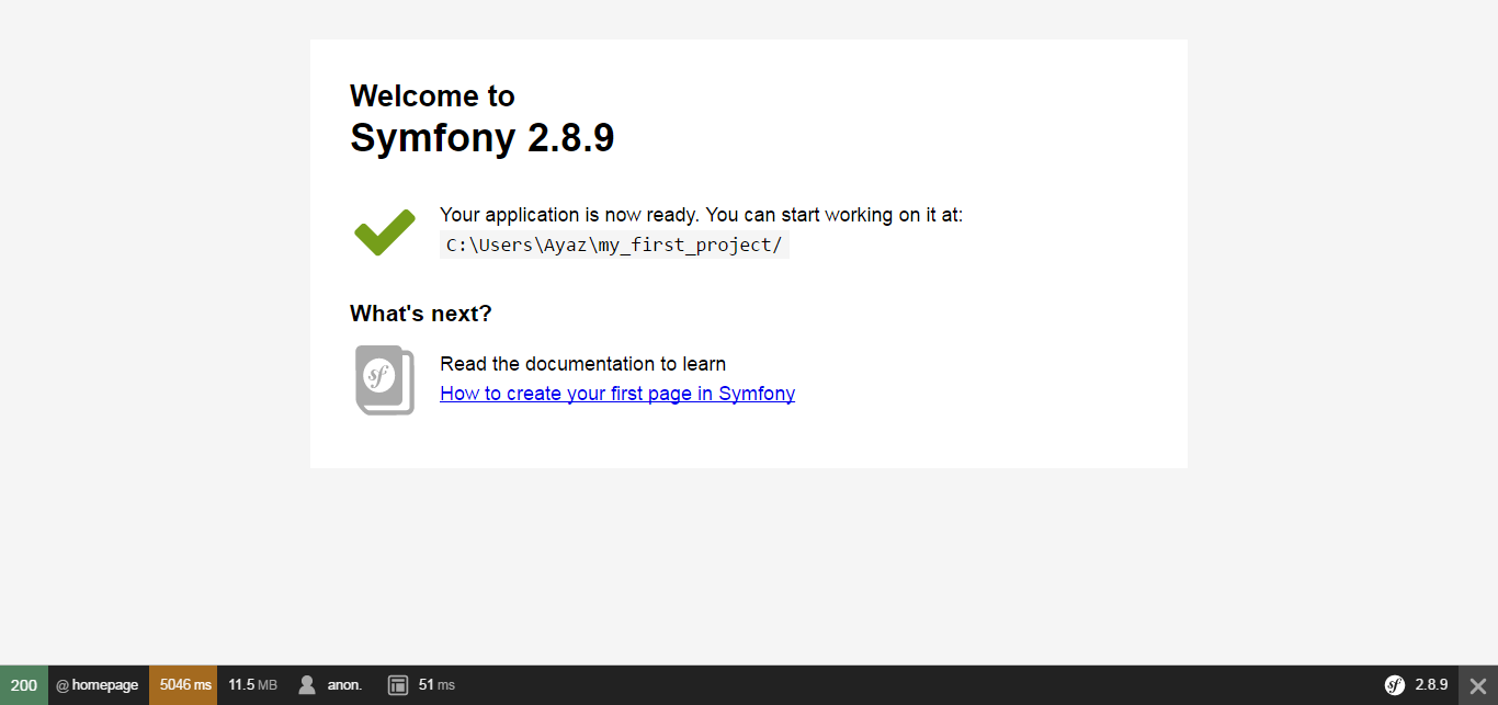U And Ur Pc Installing Symfony On Windows Xampp Setup