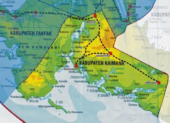 42+ Peta Kabupaten Di Papua PNG