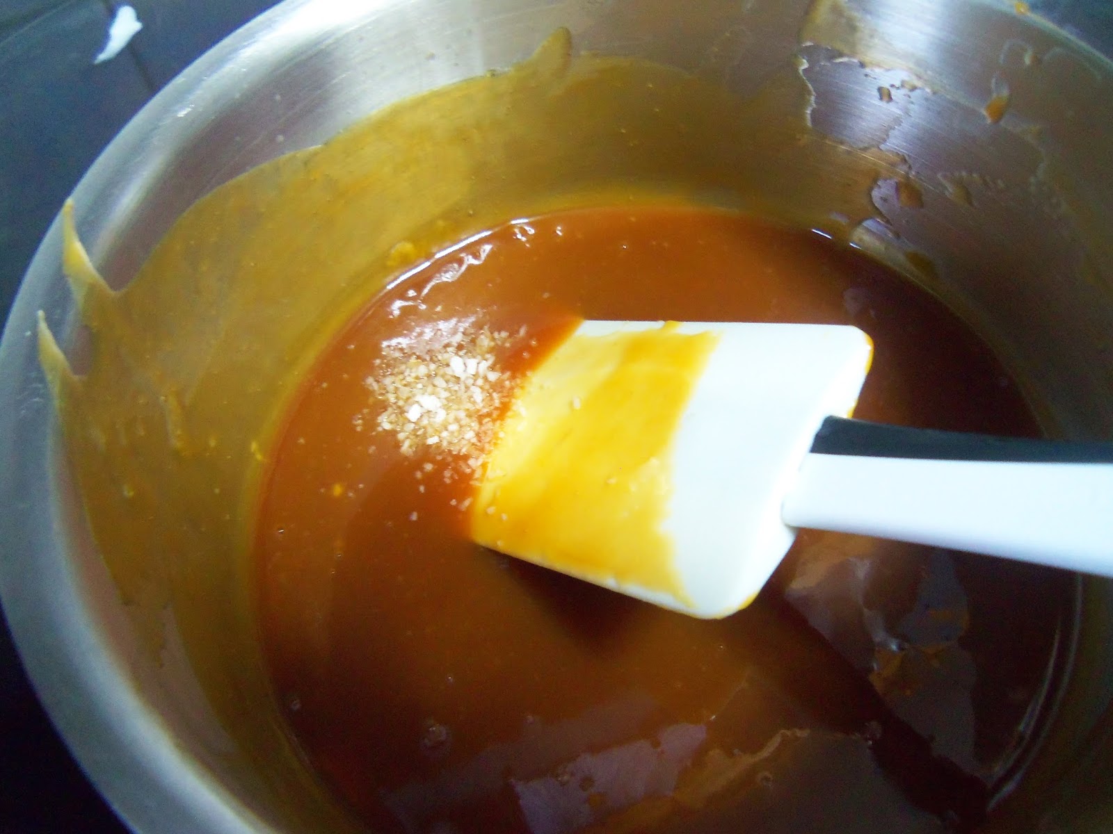 Cheesecake con caramelo salado - Andreíta come de todo