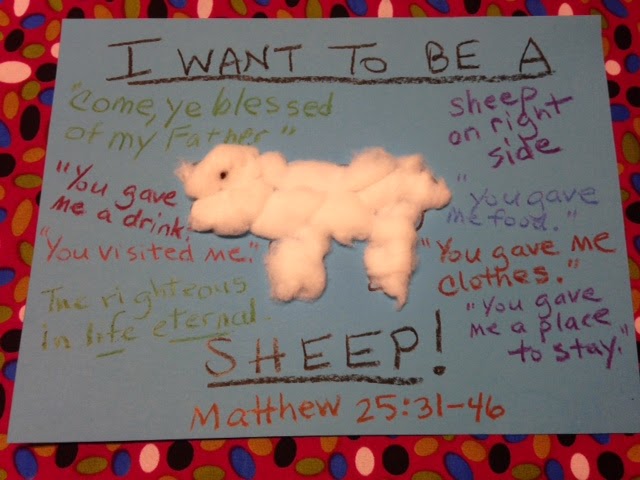Children's Bible Lessons: Lesson - I Want To Be A Sheep!