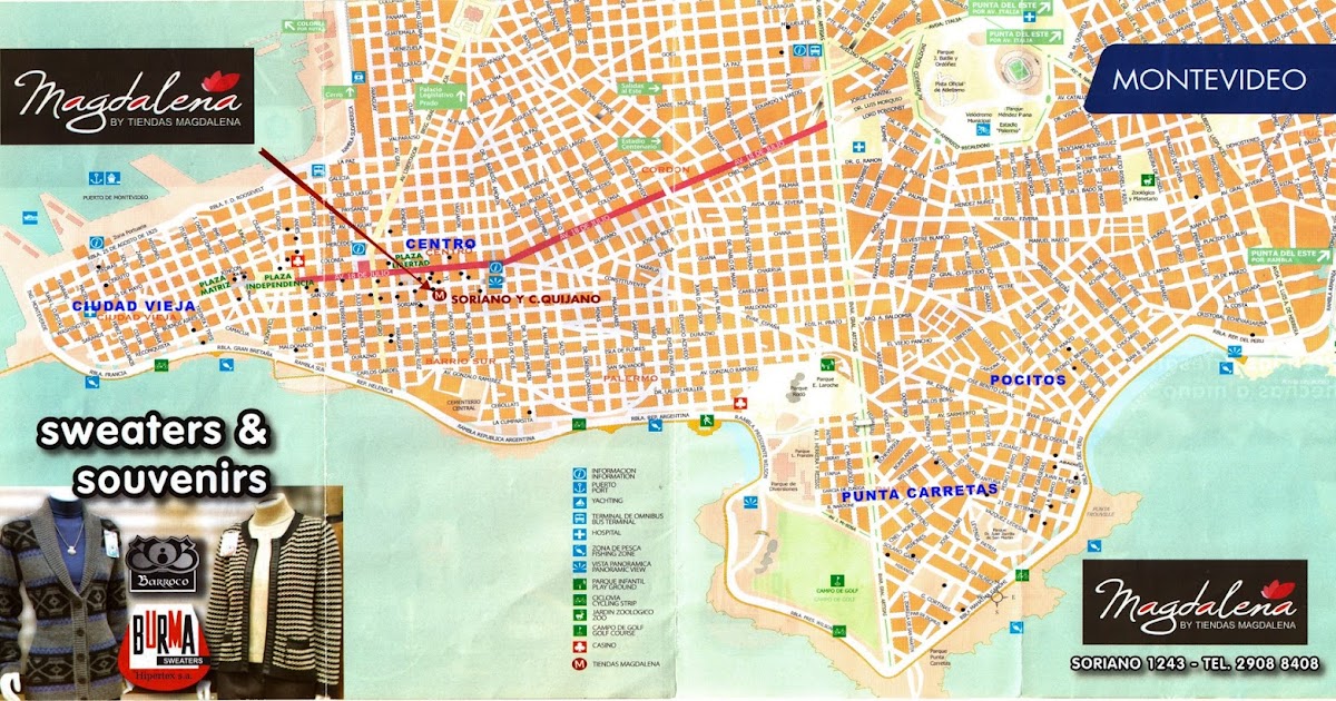 Mapa de Montevideo