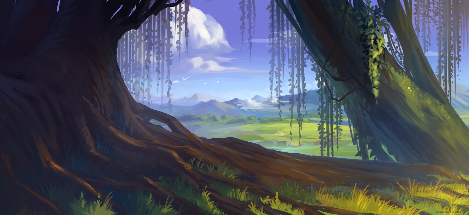 AC Masoen: Monhun World Fanart: Cooking Time!