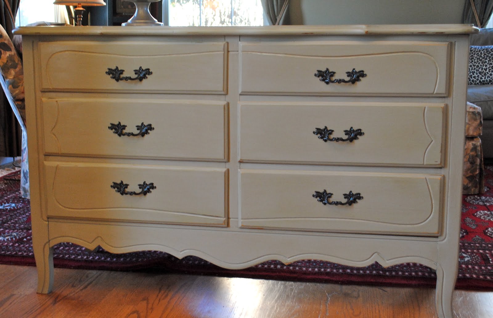 Lucky Me Studios: Pretty Sage French Dresser