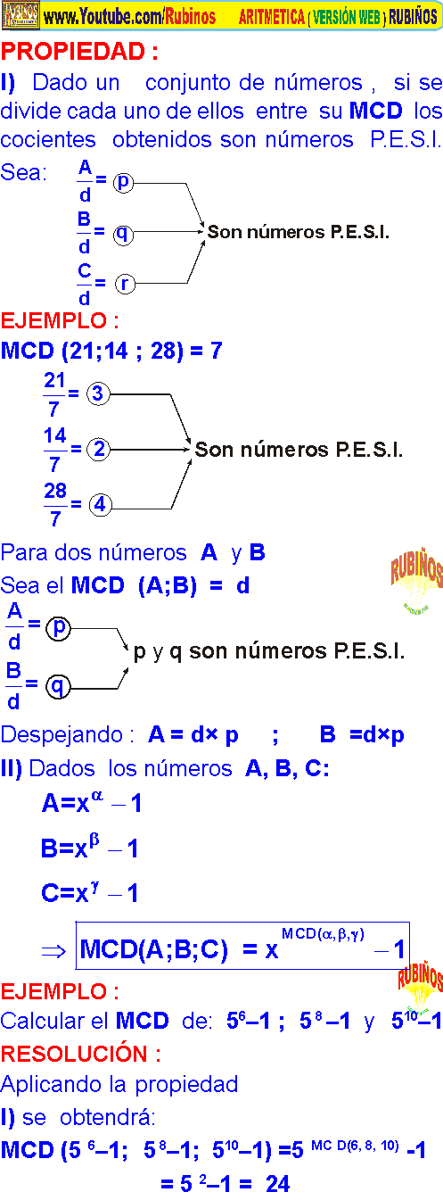 MCD Y MCM EJERCICIOS RESUELTOS PDF