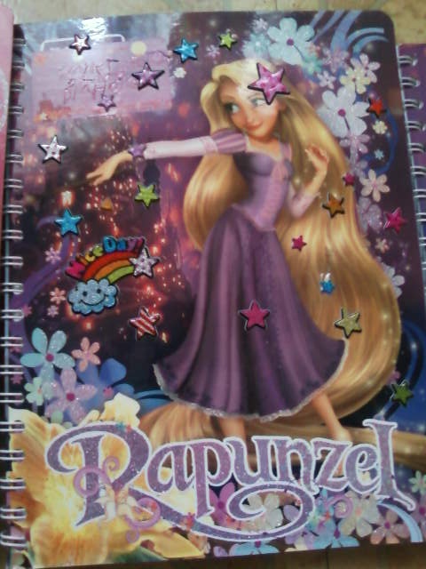www.Fairys@andmermaids.com.: Coleccion completa de cuadernos de Rapunzel