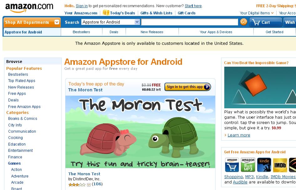 Android AppStore from Amazon | TECHNEWS