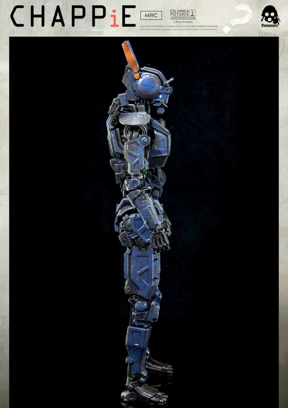 toyhaven: Recently Announced: ThreeZero 1/6th scale CHAPPiE 12-inch ...