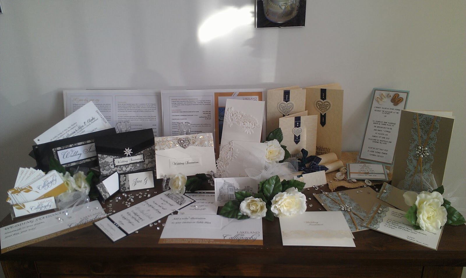 LAKELAND CALLIGRAPHY: Display of Samples