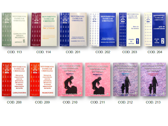 MOVIMIENTO FAMILIAR CRISTIANO CATÓLICO EN PERÚ: LIBROS DE FORMACION