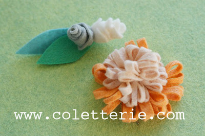 The Vintage Pattern Files: 1940's Sewing - Felt Flower Brooches
