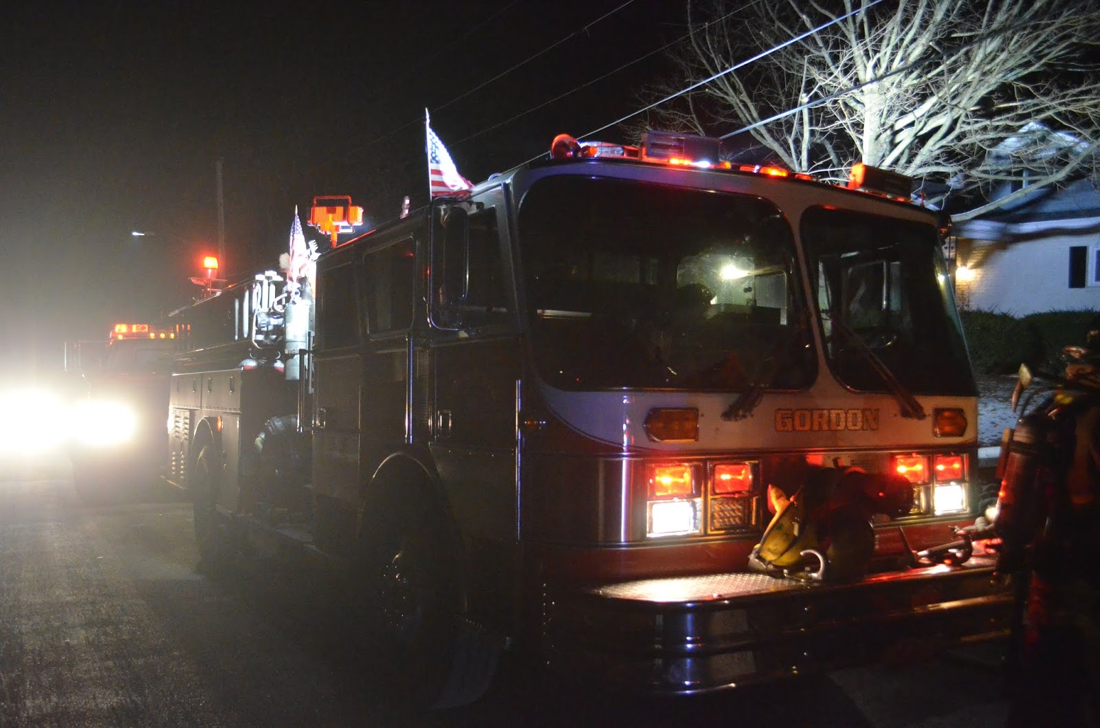 Homeowner Extinguishes Fire Friday Evening in Gordon