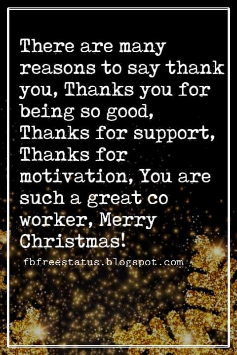 Christmas Messages for Coworkers