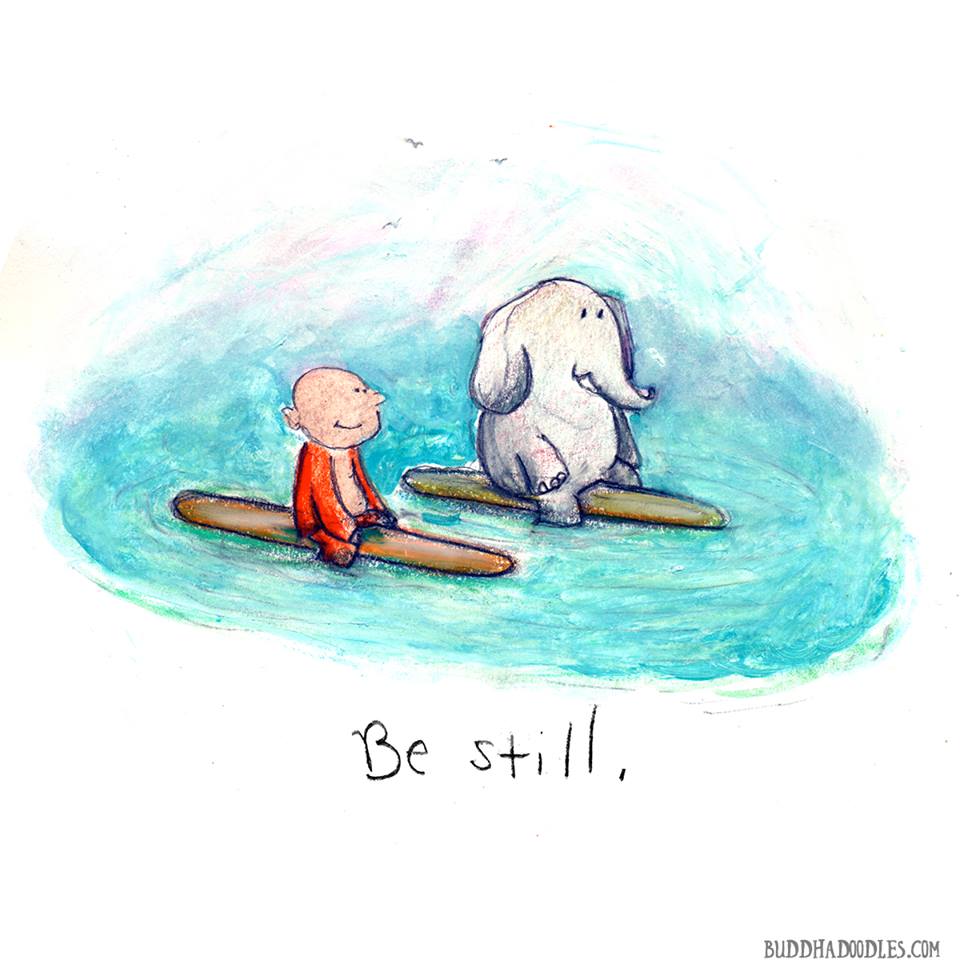 Divine will: Buddha Doodles