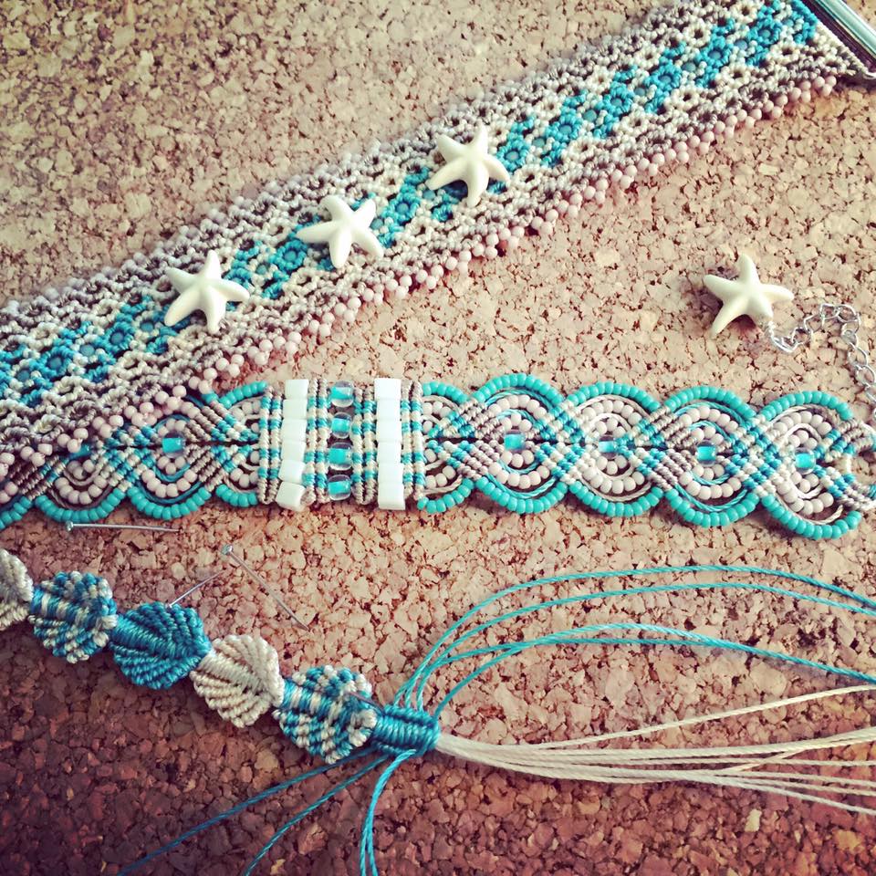 Knot Just Macrame by Sherri Stokey: Starfish Collection Macrame Jewelry