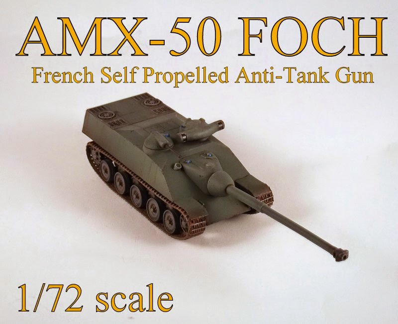 Gulumik Military Models: AMX-50 Foch 1/72 OKB Grigorov 72036 - Gallery