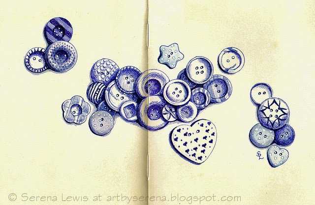 Serena Lewis: Drawing buttons
