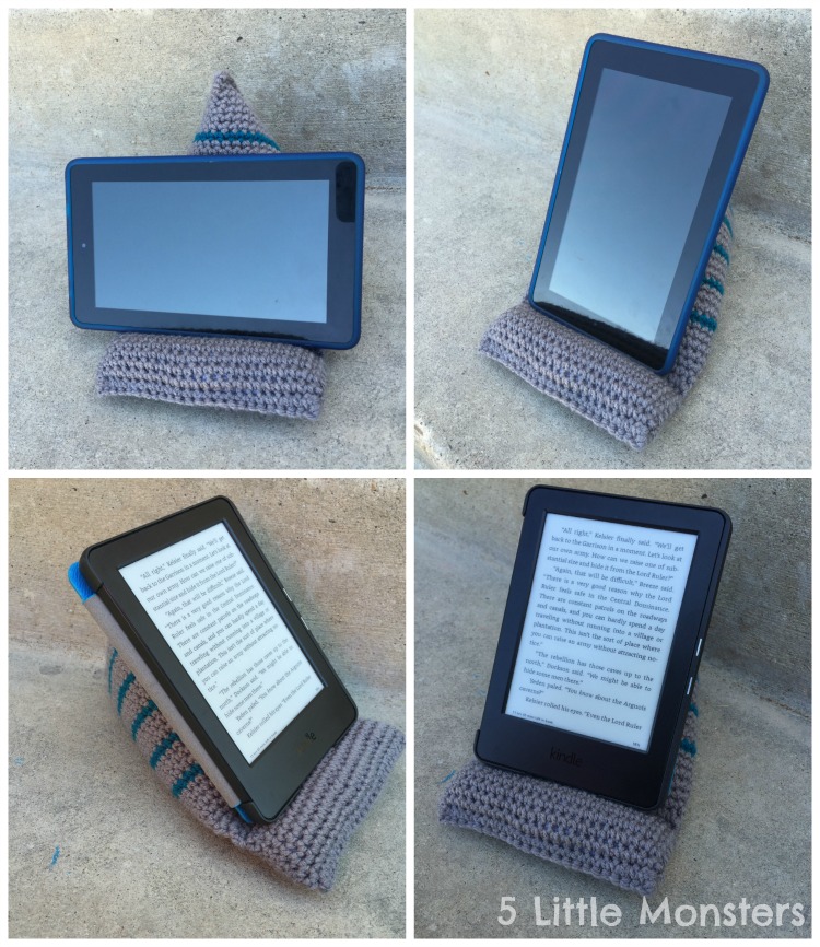 5 Little Monsters: Crocheted Phone or Tablet Stand