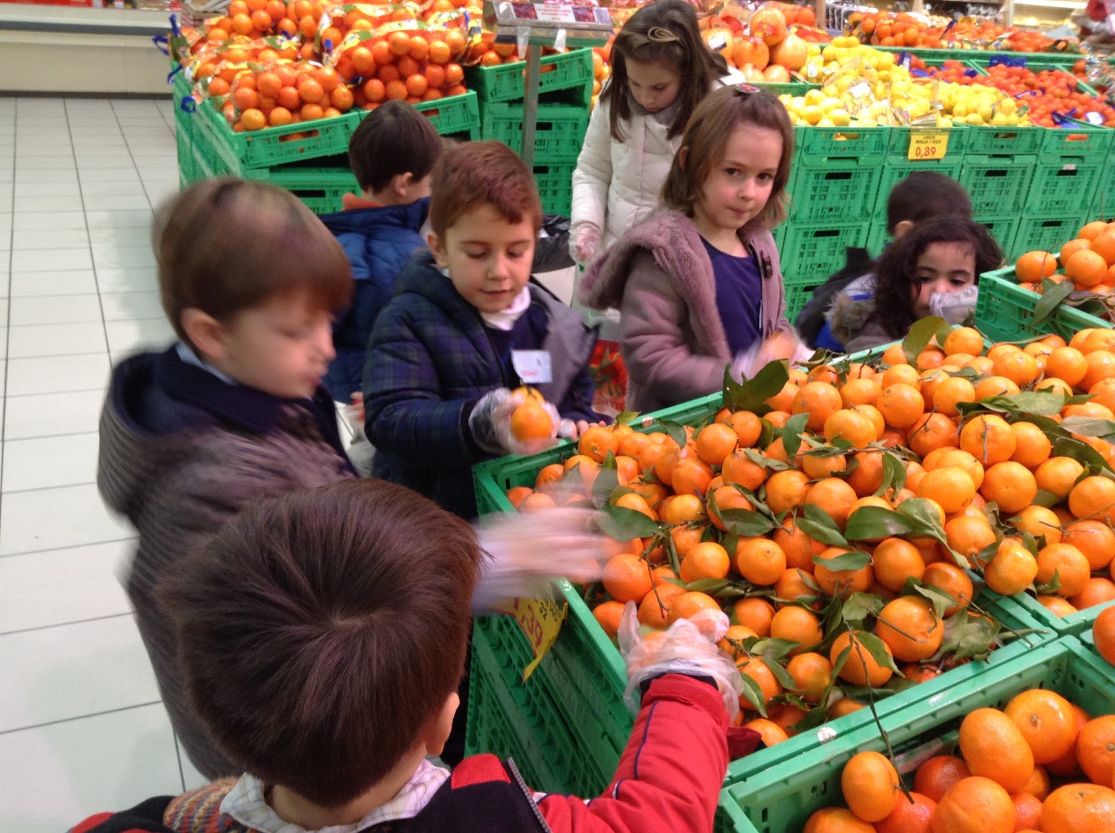 Aula de La Güeria: Comprando fruta