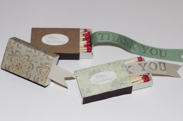 Four Leaf Events: DIY Vintage Matchbox Favors