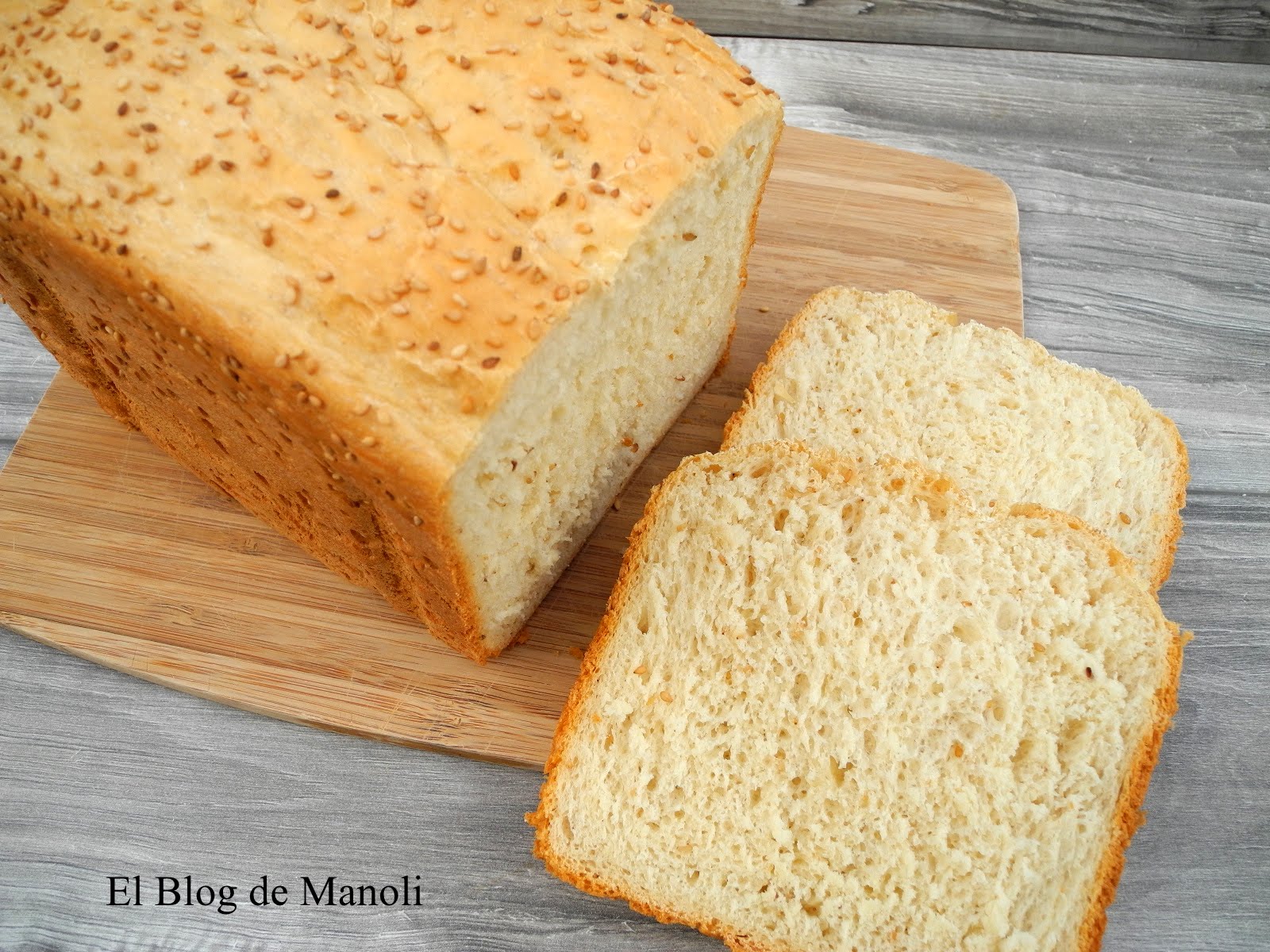 El blog de Manoli: Pan de Sésamo Rápido