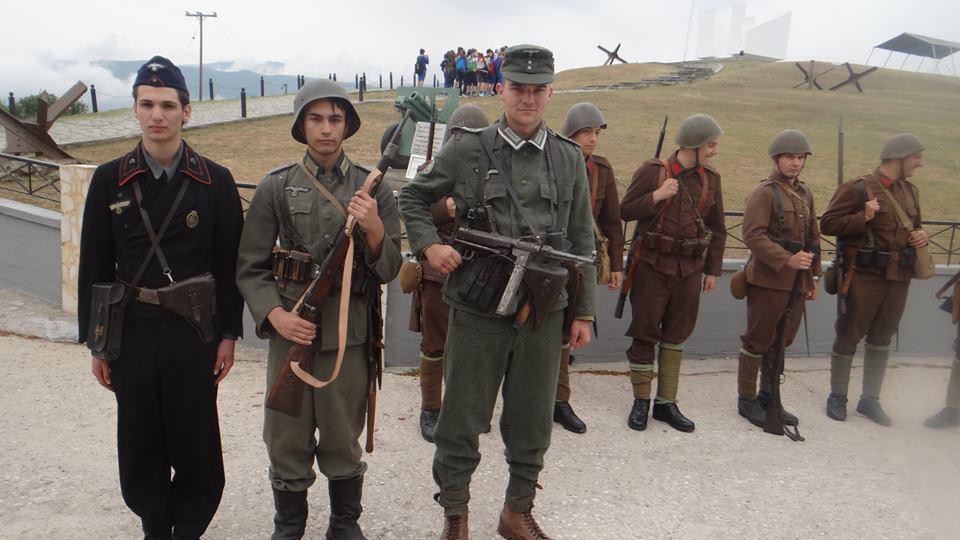 Historical reenactment events of the Battle of the Forts at Metaxas ...