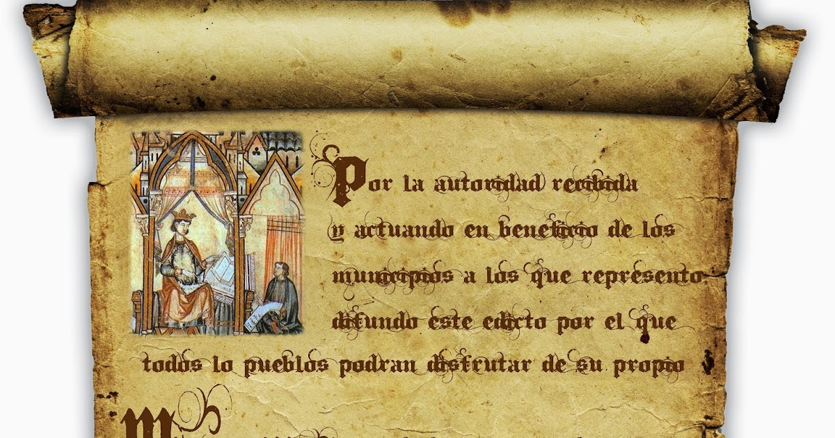 ALMAYAT.artesanía: EDICTO REAL: