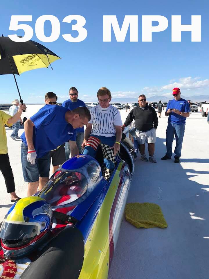 Just A Car Guy: today at Bonneville, Team Vesco had an exit speed of ...