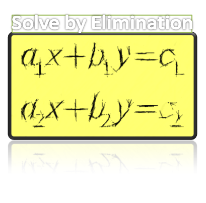 SOLVING SIMULTANEOUS EQUATION : Solving by Elimination Method ...