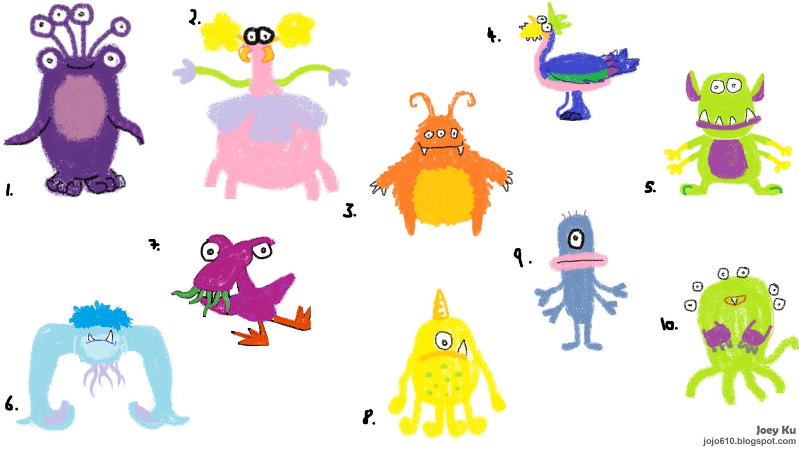 Joey Ku: Adaptation: more Monster thumbnails 6