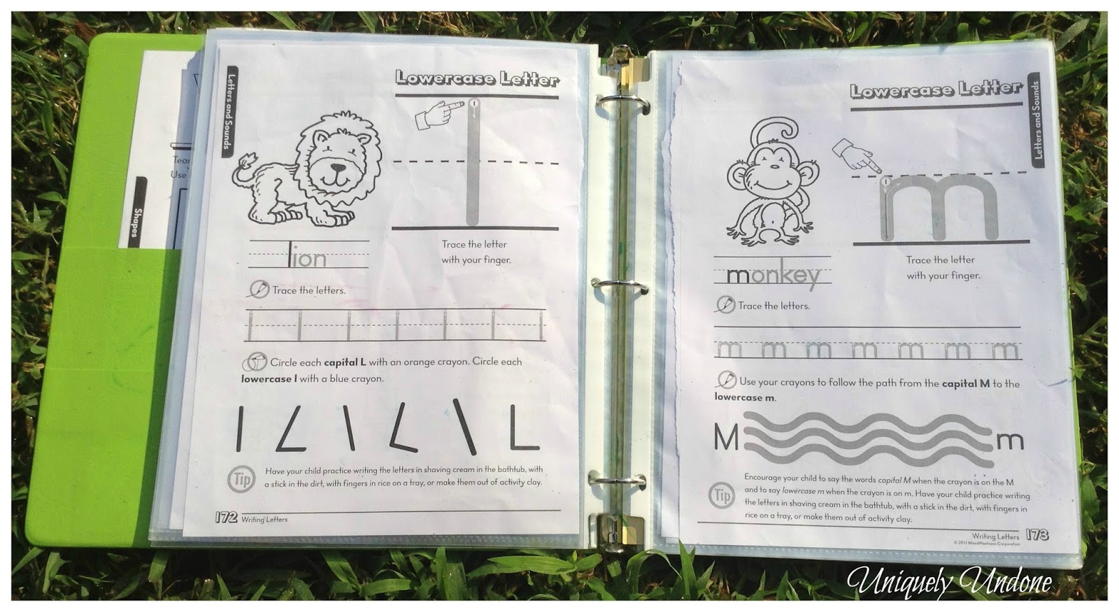 DIY Write Wipe Workbook - Uniquely Undone