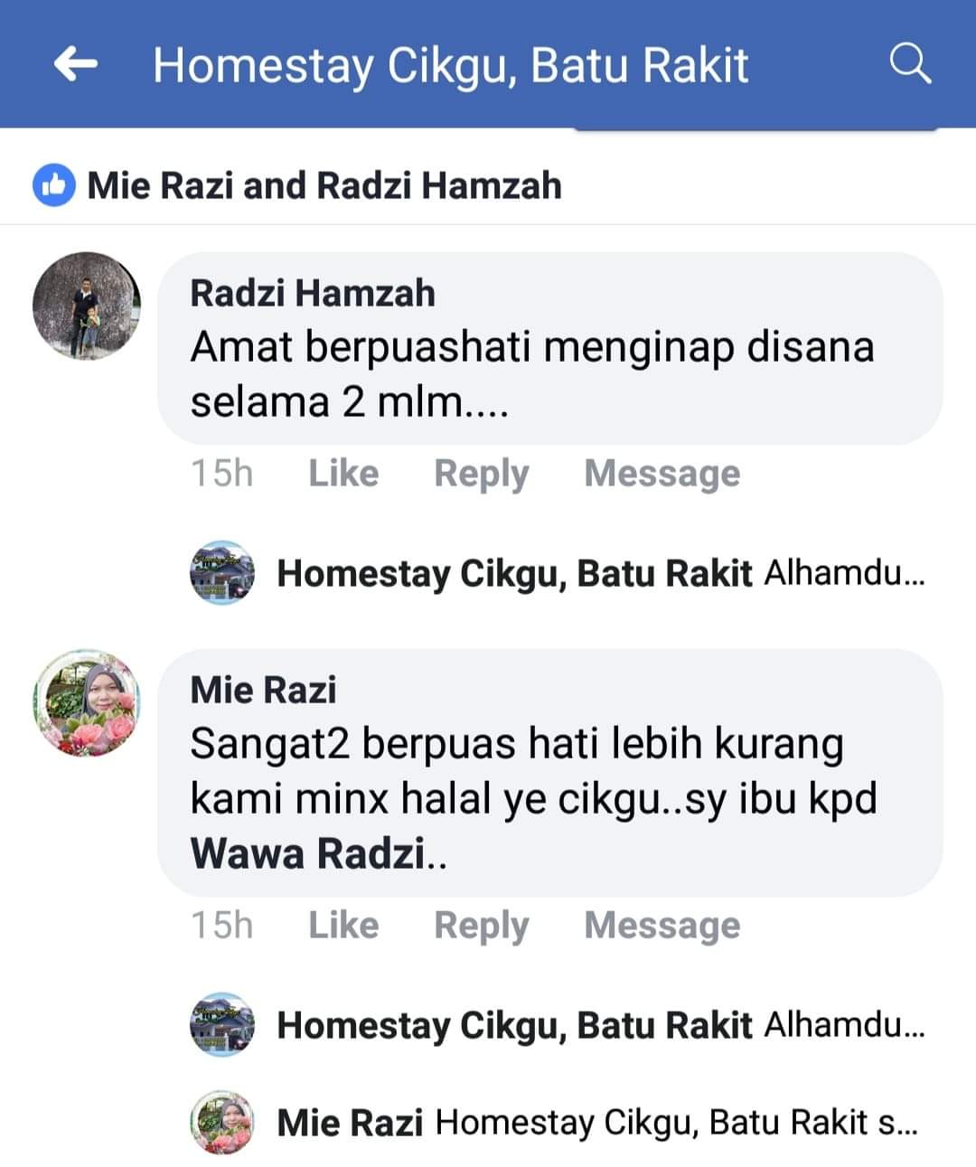 Homestay Cikgu Batu Rakit