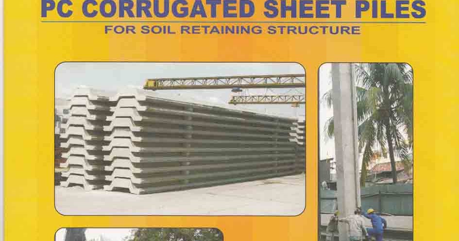 PC CORRUGATED SHEET PILES (JHS System) - Media Bangunan
