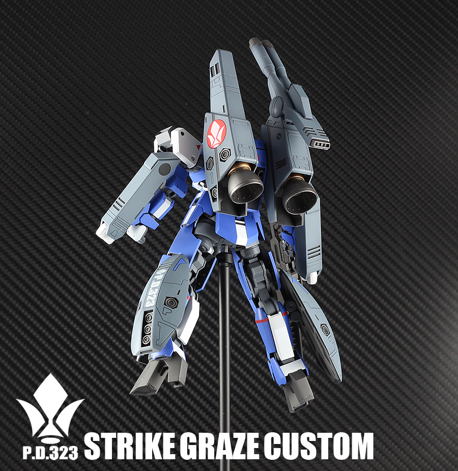 GUNDAM GUY: HG 1/144 Strike Graze Custom [Macross] - Customized Build