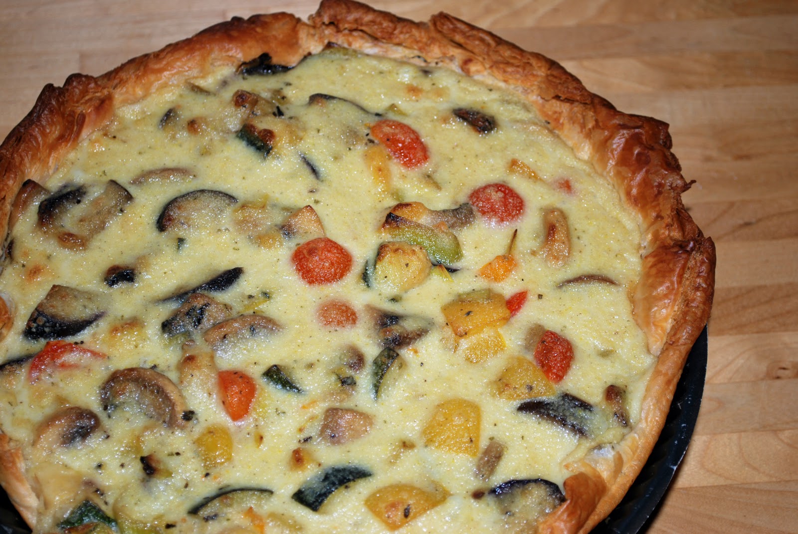 The Vegan Swedes: Cheese and Veggie Pie